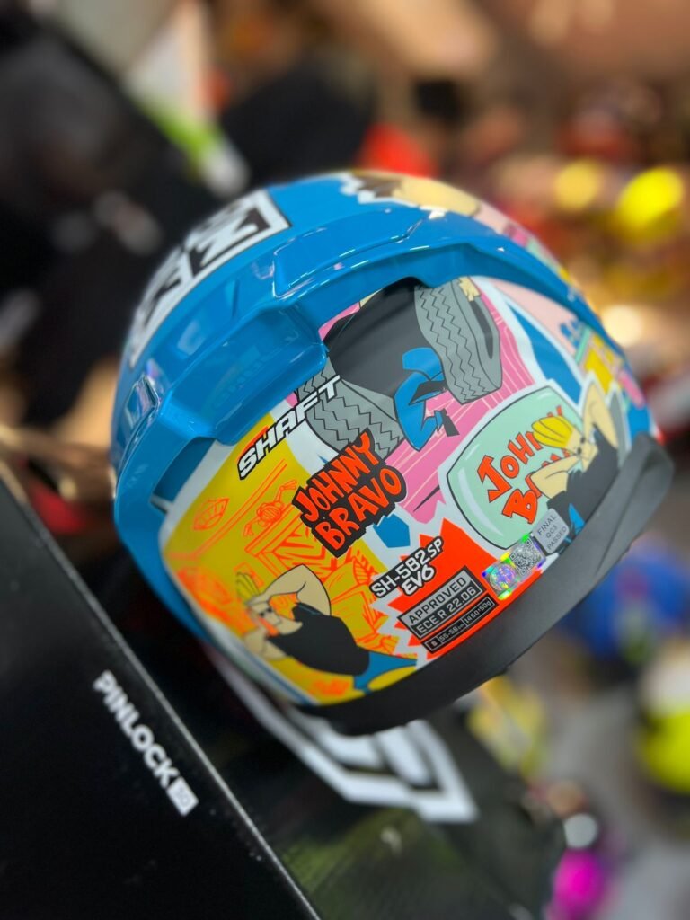 Casco SHAFT 582SP x Johny Bravo Edicion limitada Cartoon Network ...